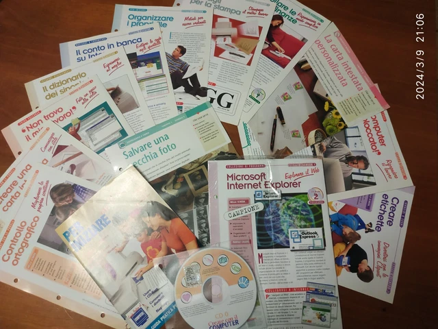 CREARE CON IL COMPUTER CD +11 schede +schede sigillate +iniziare con il ...