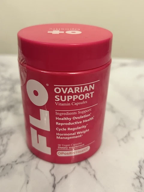 FLO OVARIAN SUPPORT Vitamin 90 Vegan Capsules Supplement Hormone ...