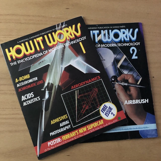 VINTAGE “HOW IT Works” Technology Magazine Issue 1&2 £0.99 - PicClick UK