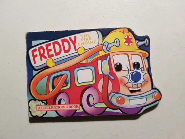 LITTLE ENGINE BOARD Book - Freddy The Fire Engine 2001 Grandreams $12. ...
