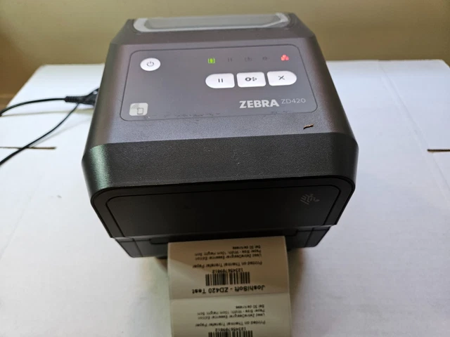 ZEBRA ZD420 THERMAL Transfer Barcode Label Printer P/N: ZD42042 ...