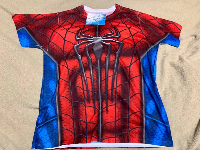 AMAZING SPIDER-MAN 2 Sublimated Marvel Comics Costume Garfield T-Shirt ...