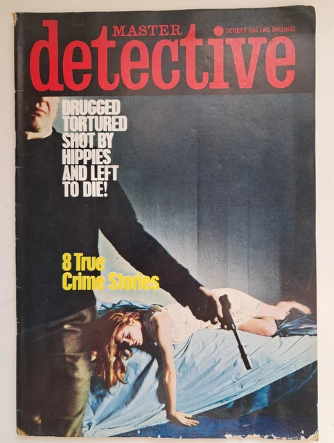 ORIGINAL VINTAGE - MASTER DETECTIVE - Sensational True crime magazine ...