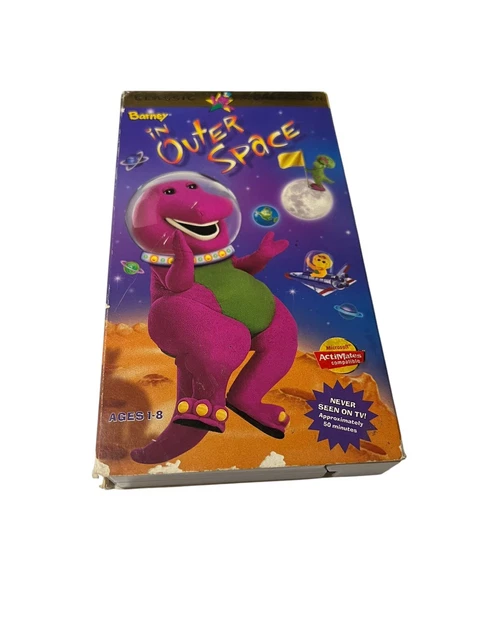 BARNEY - BARNEY in Outer Space (VHS, 1997) Rare Classic Collection B2 £ ...