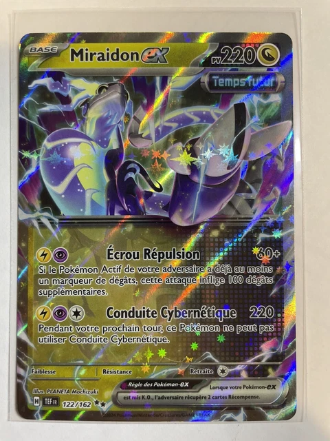 CARTE POKÉMON MIRAIDON EX 122/162 EV5 forces temporelles TEF NEUF FR ...