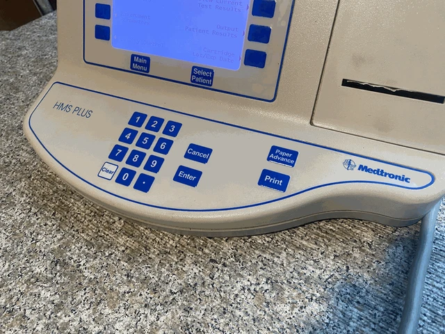 MEDTRONIC HEPCON HMS Plus 30514 Coagulation Analyzer w/ Power cable ...