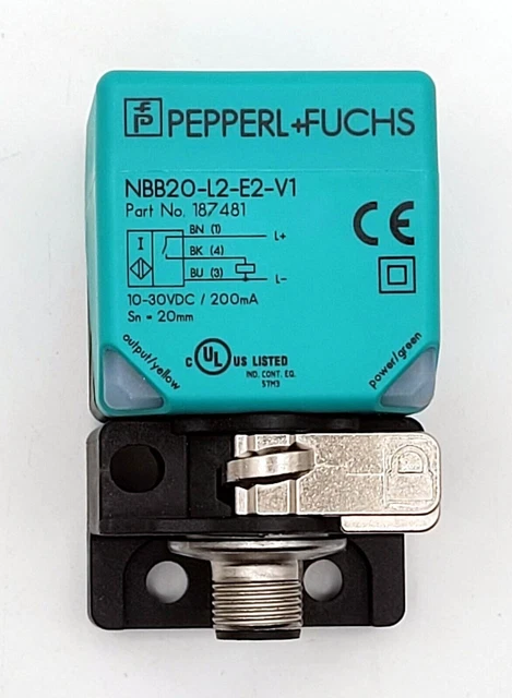 SENSORE INDUTTIVO PEPPERL & Fuchs NBB20-L2-E2-V1 (187481) NUOVO/IMBALLO ...