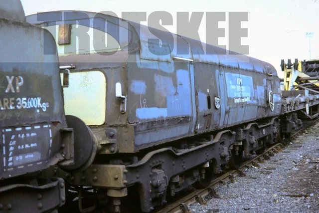 35MM SLIDE BR British Rail Brake Tender RVT B964090 Woking 1980 ...