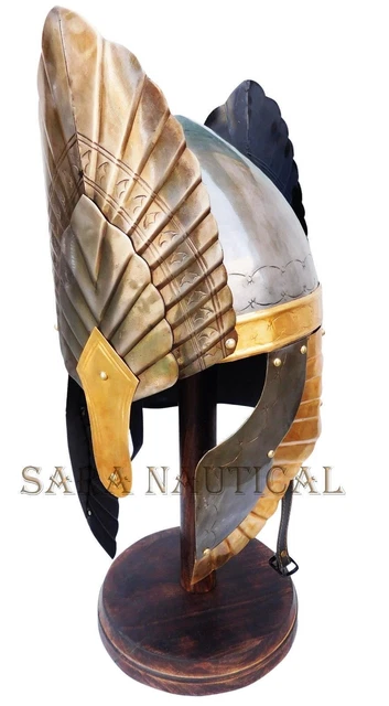 MEDIEVAL HELMET Knight Bird Wing Helmet Centurion Helmet Armour Steel ...