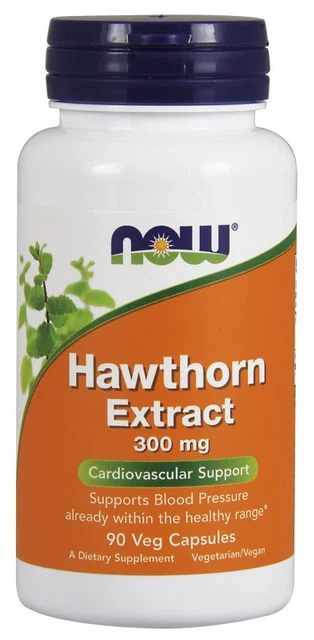 NOW FOODS HAWTHORN Extract, 300mg - 90 vcaps £17.58 - PicClick UK