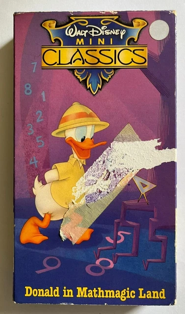WALT DISNEY MINI Classics: Donald in Mathmagic Land (1959) VHS 692 £5.02 - PicClick UK
