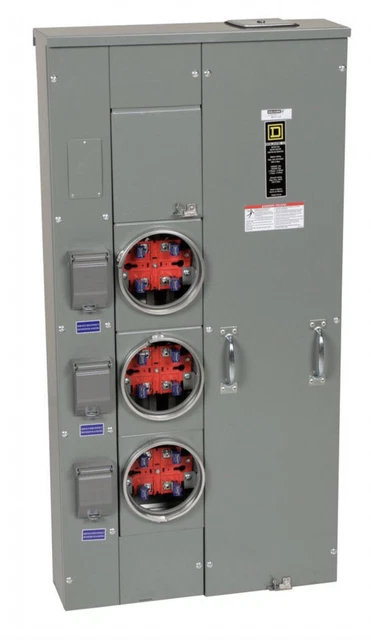 SQUARE D MP33-125 125a Meter Pak Meter Center New in box by Schneider ...