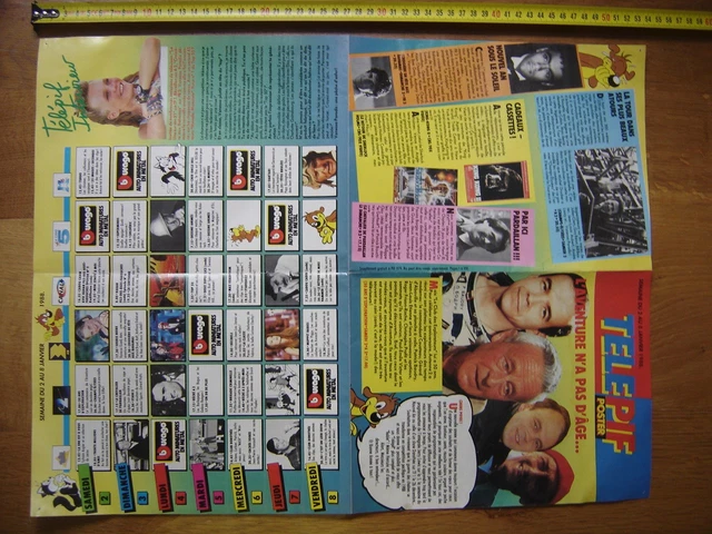 TÉLÉPIF POSTER LE nouveau Pif Centerfold LOS LOBOS La Bamba EUR 5,00 ...