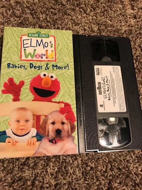 ELMOS WORLD - Babies, Dogs & More! VHS Video EUR 4,45 - PicClick FR