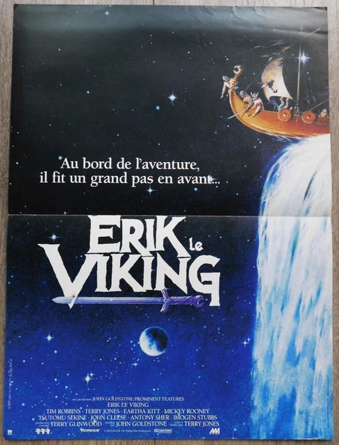 ERIK LE VIKING Affiche Poster 40/60 15/23 1989 Terry Jones Monty Python ...