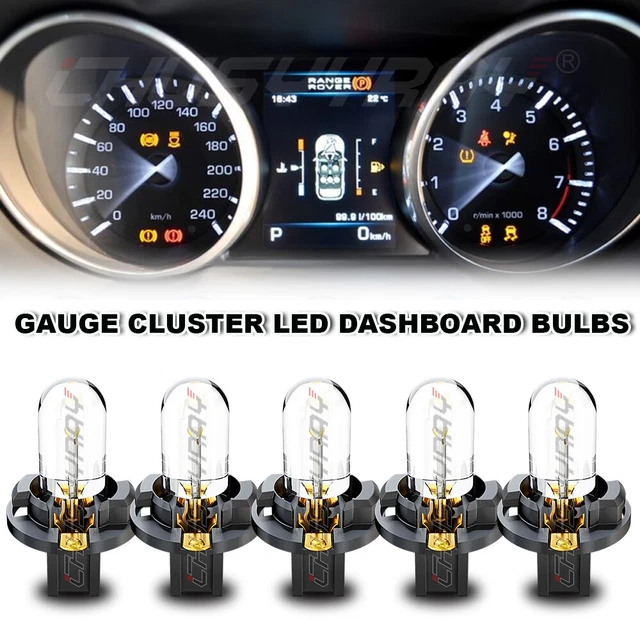 FIT 95-04 CHEVY S10 Truck Dash Instrument Cluster Gauge White LED ...