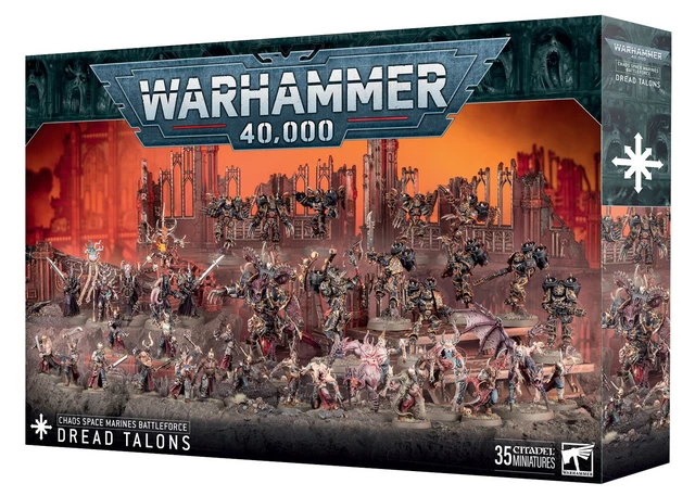 CHAOS SPACE MARINES Dread Talons Battleforce Warhammer 40k £200.00 ...