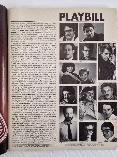 VINTAGE PLAYBOY MAGAZINE - April 1985 - Cindy Brooks - With Centrefold ...