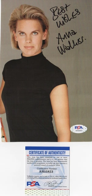 ANNA WALKER ICONIC British Tv Presenter Inscribed Beautiful Posed Photo ...