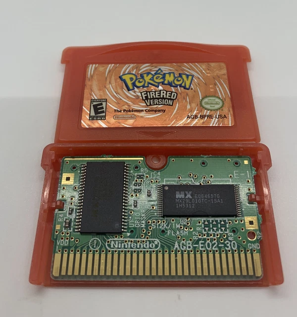 ORIGINAL AUTHENTIC POKEMON FireRed Version (Game Boy Advance) Tested ...