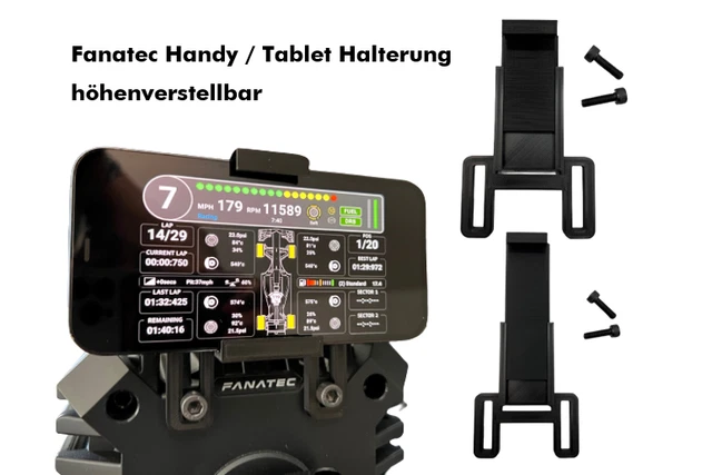 V3 FANATEC MOBILE Phone/Tablet Mount, Hawx ? Henverstellbar SIM Racing ...
