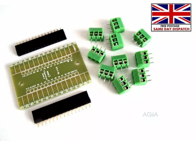 CARTE ADAPTATEUR DE terminal pour module Arduino Nano V3.0 AVR ...