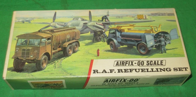 AIRFIX OO/HO SCALE RAF Refuelling Set plastic kit unbuilt early red ...