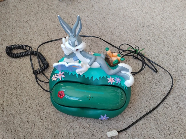 RARE! WARNER BROS Looney Tunes Bugs Bunny Phone £70.00 - PicClick UK