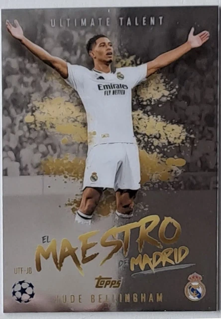 TOPPS MATCH ATTAX 2024/25 Jude Bellingham Ultimate Talent EL MAESTRO DE ...