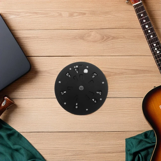 GUITAR CIRCLE OF Fifths Turntable Chords Calendar Device Progression ...