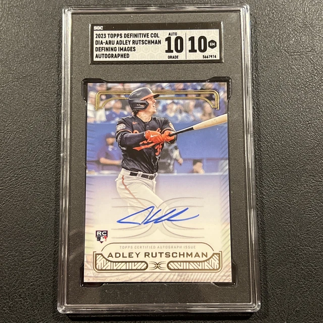 TOPPS DEFINITIVE ADLEY Rutschman Rookie immagini definizione automatica ...
