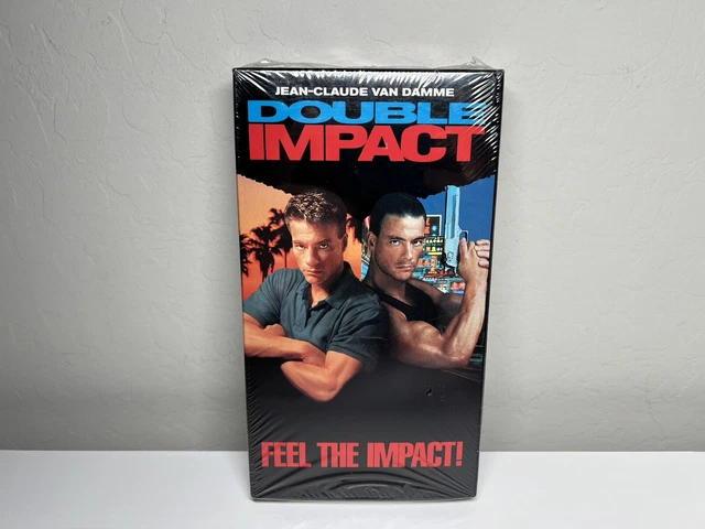 DOUBLE IMPACT JEAN-CLAUDE Van Damme Original Sealed VHS Tape 1991 Stone Group £53.15 - PicClick UK