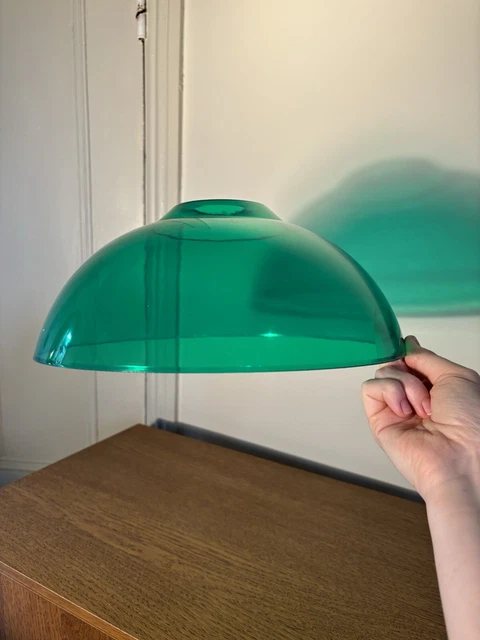 RETRO SPACE AGE Green Perspex MCM Style Handmade Dome Lamp Or Light ...