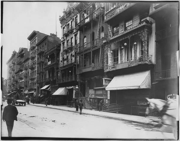 MANHATTAN NY 14-18 Mott Street Chinatown Historic ca 1900 Old Photo EUR ...