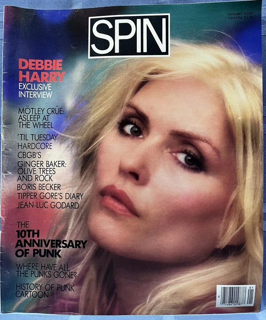 SPIN MAGAZINE, VOL 1, No. 9 Debbie Harry Blondie COVER, Punk Issue £15. ...