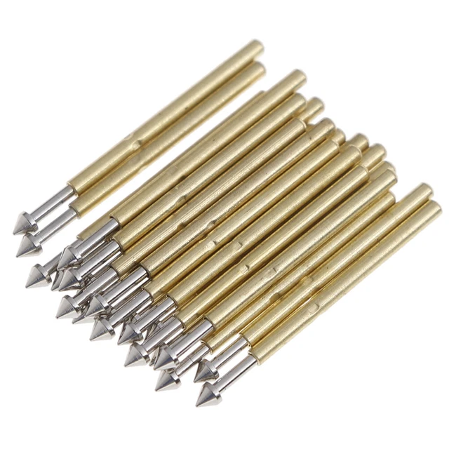 100PCS P75-E2/E3 SPRING test probe pogo pin 1.3/1.5mm conical head 1 ...