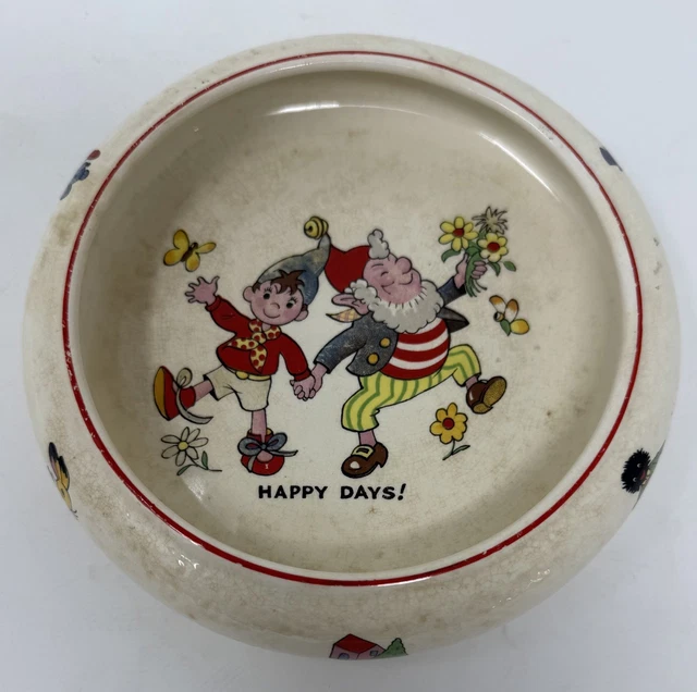 VINTAGE BILTONS COLLECTIBLE Noddy Ware - Noddy & Big Ears Bowl 'Happy ...