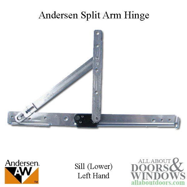ANDERSEN CASEMENT WINDOW Split Arm Sill Hinge Left Hand Split Arm Sill ...