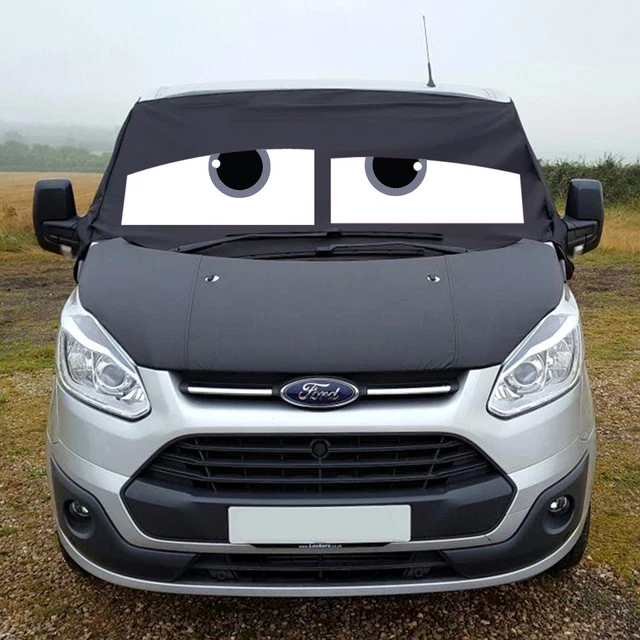 FORD TRANSIT CUSTOM Window Screen Cover Black Out Blind Curtain Frost ...