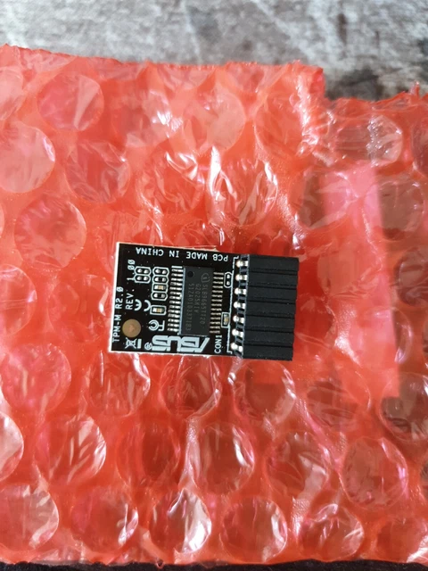 ASUS 14-1 PIN TPM Module Trusted Platform Module TPM-M R2.0. £20.00 ...