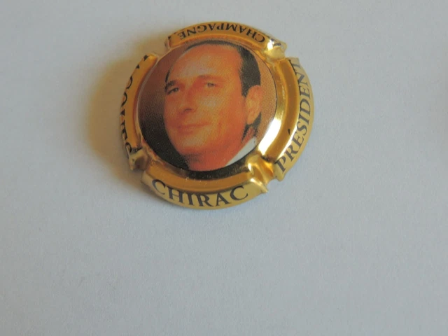 CAPSULE DE CHAMPAGNE Pierre Mignon Jacques Chirac contour or EUR 5,00 ...