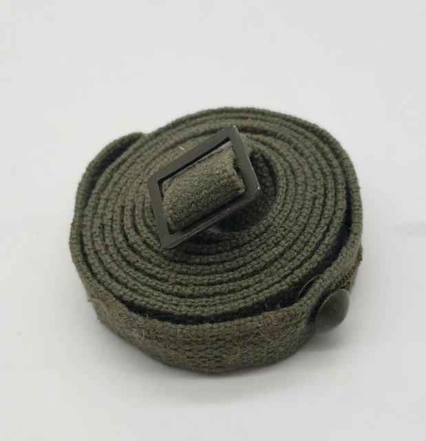 WEST GERMAN ARMY GAS MASK CAN STRAP Sling Bundeswehr Post Ww2 Canvas ...