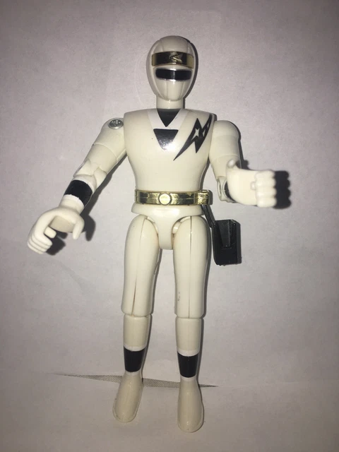 FIGURINE ARTICULÉE MIGHTY Morphin Power Rangers White Alien Ranger ...