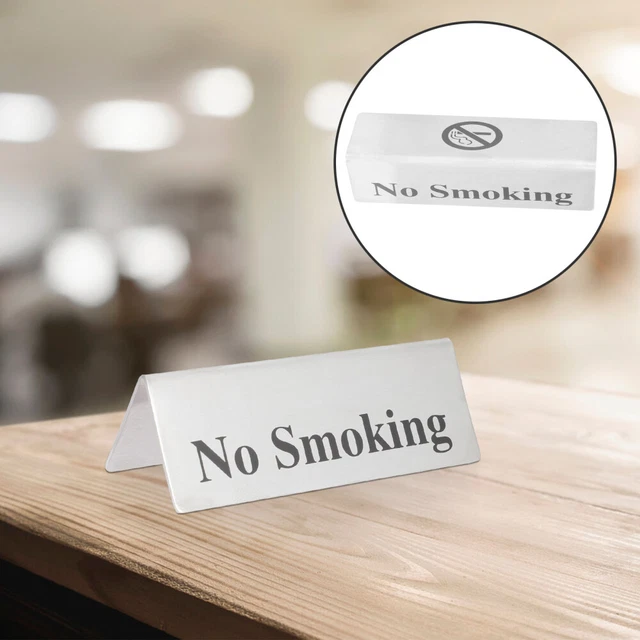 DOOR WARNING SIGN No Smoking Table Sign No Smoking Warning Sign EUR 12 ...