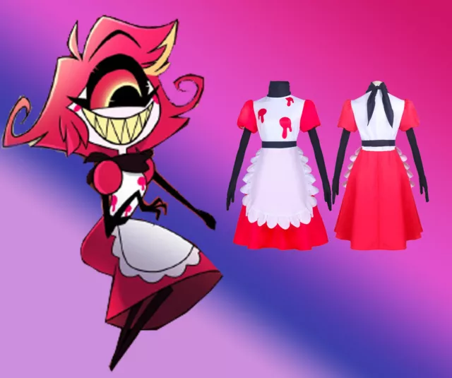 Anime Hazbin Hotel Maid Style Niffty Cosplay Halloween Complete Outfit