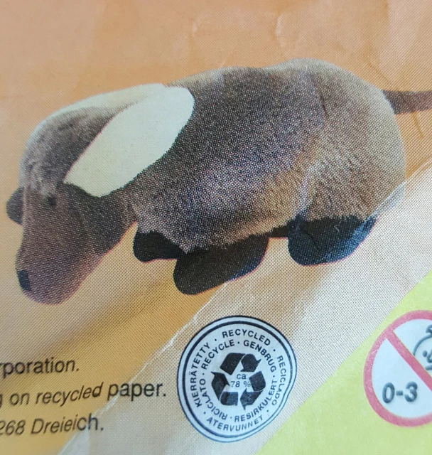 MCDONALDS HAPPY MEAL Toy 1997 Endangered Animals Soft Plush Toys ...