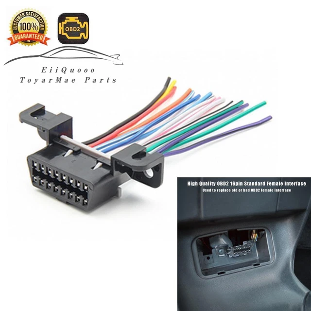 1PC DIAGNOSTIC OBD2 Female Connector Car 16 PIN Female Plug J1962F $4. ...