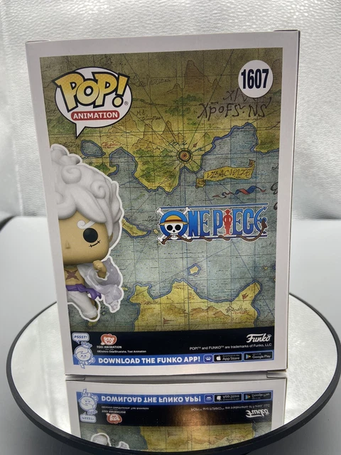FUNKO POP! ONE Piece Ruffy Gear Five 5 #1607 GITD Glow Chase mit Schutz ...
