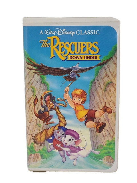 THE RESCUERS DOWN Under VHS 1991 (Clamshell) Disney Animated Movie £9. ...