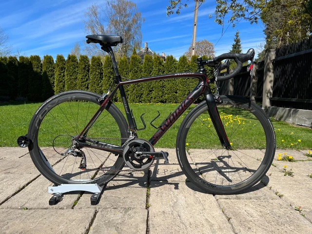 SPECIALIZED S-WORKS TARMAC SL4 RED Size: 56 + Quarq Power Meter EUR 2. ...